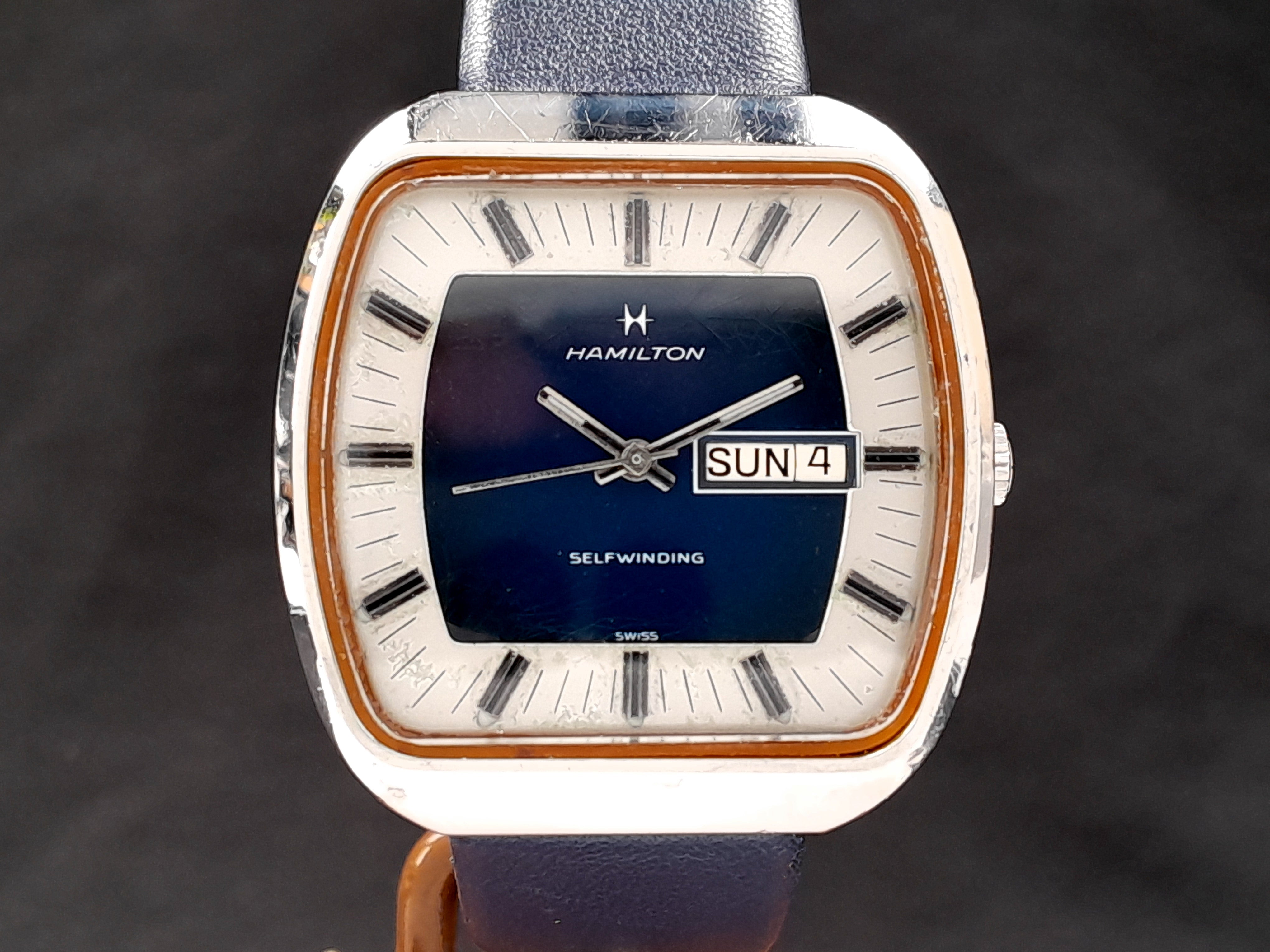 1975 Hamilton Auto Date Hawk — Restored & Serviced | WVW – Wolfe ...